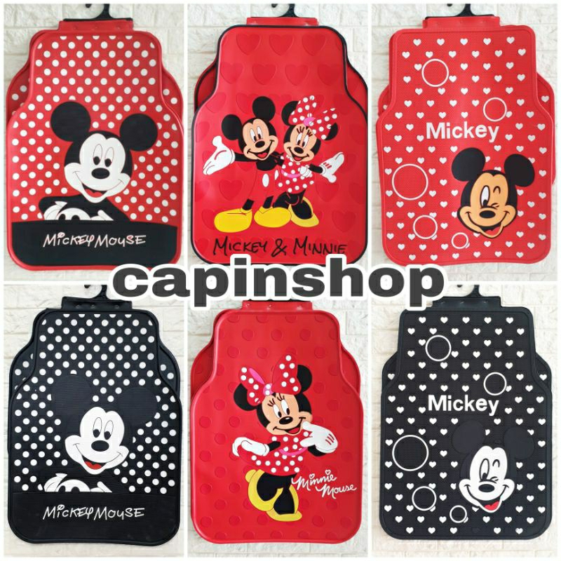 Jual KARPET MICKEY // Aksesoris alas kaki mobil Karet Latex impor ...