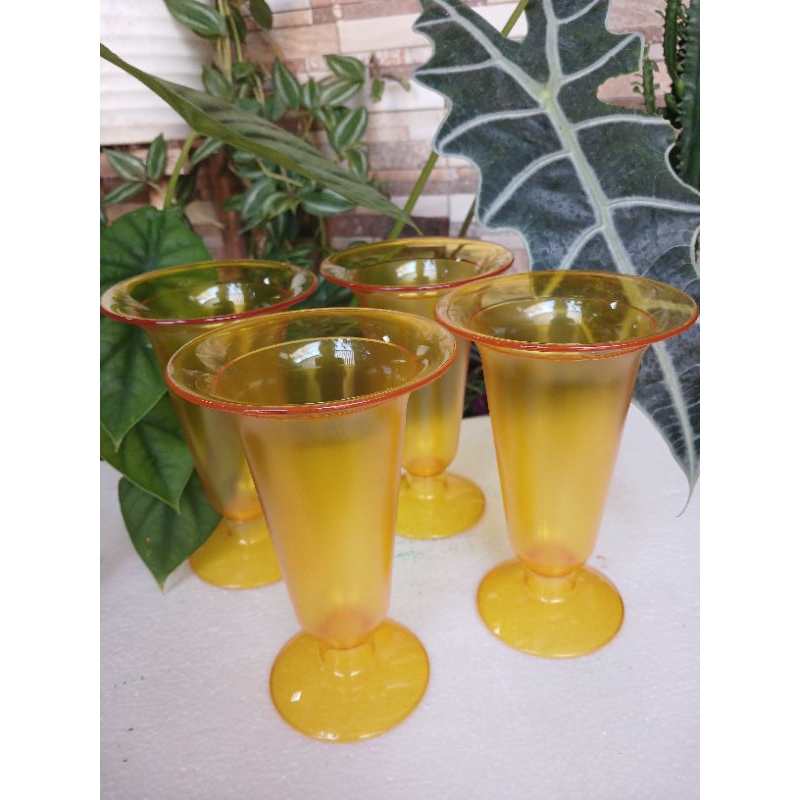 Jual Gelas crystal tupperware / gelas terompet / sherly glass ...