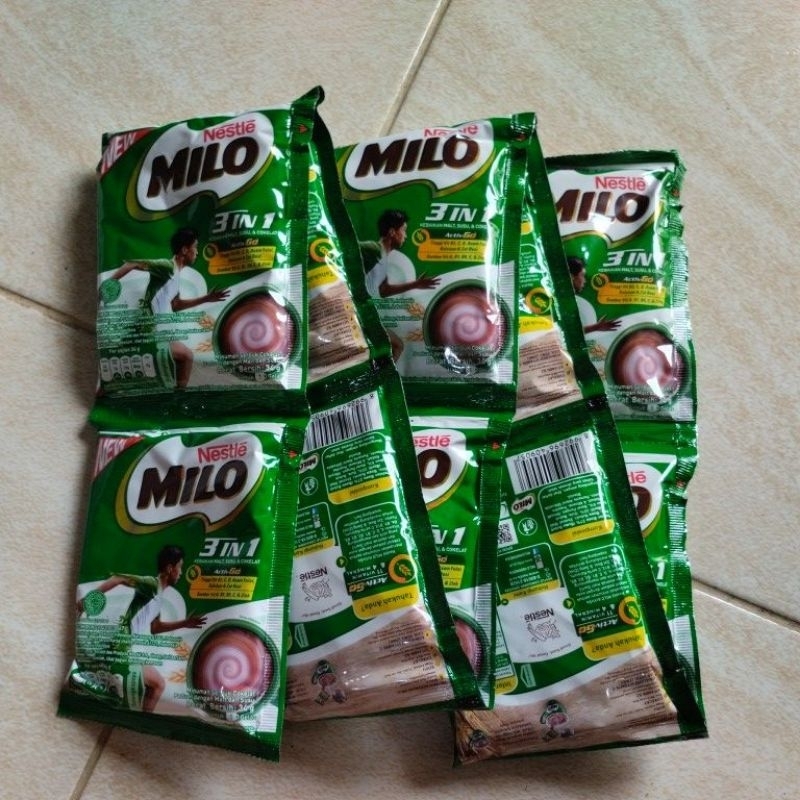 Jual Milo 3 in 1 - 1 renteng (10 sachet @34 gram) | Shopee Indonesia
