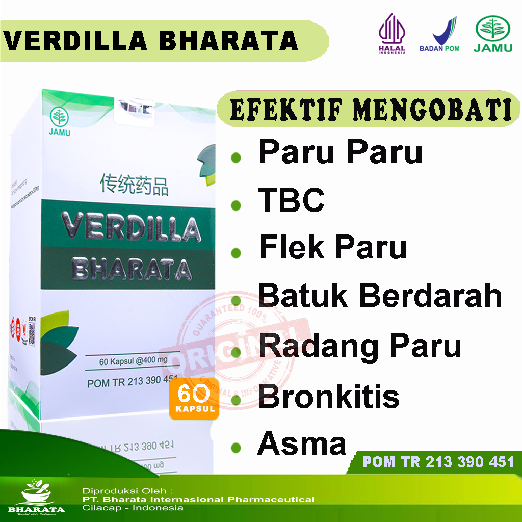Jual Verdilla Bharata Obat Paru Paru TBC Asma Batuk Berdarah Infeksi ...