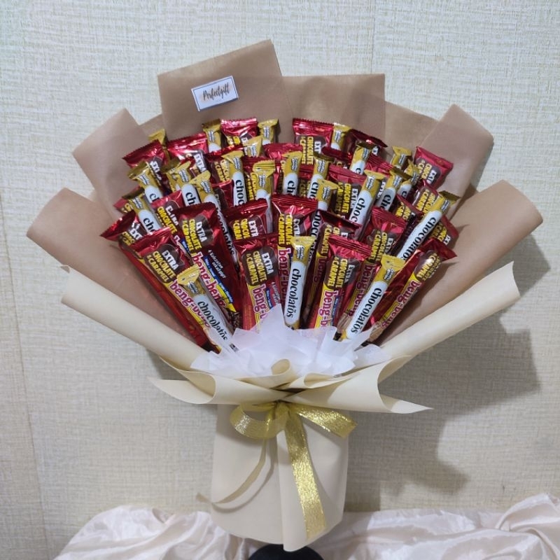 Jual Buket Beng beng Mix Chocolatos Hadiah Ulang Tahun/ Wisuda | Shopee ...