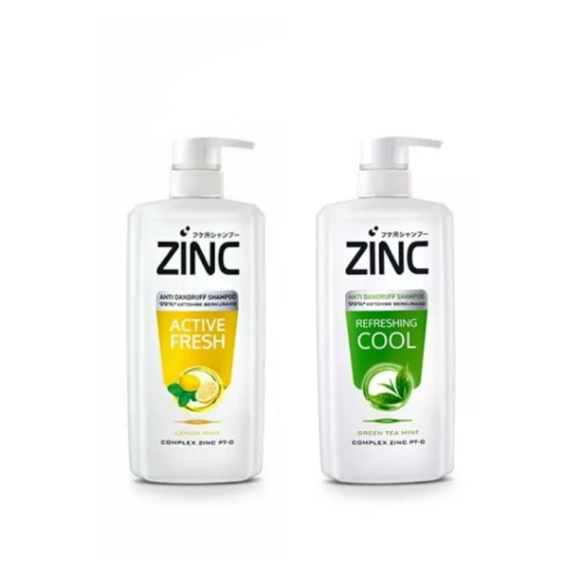 Jual ZINC ACTIVE FRESH / REFRESHING COOL Anti Dandruff 680 ML | Shopee ...