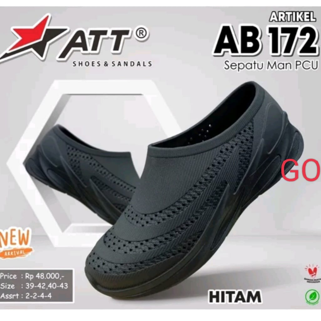 Jual gos ATT AB 172 SEPATU KARET SLIP ON Sepatu Cowok Casual Empuk ...