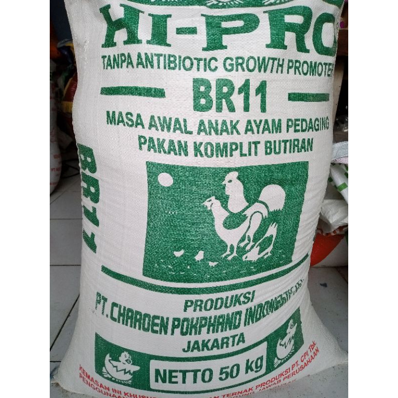 Jual pakan ayam pedaging BR 11 HI-PRO pakan unggas repack 1 kg. | Shopee Indonesia