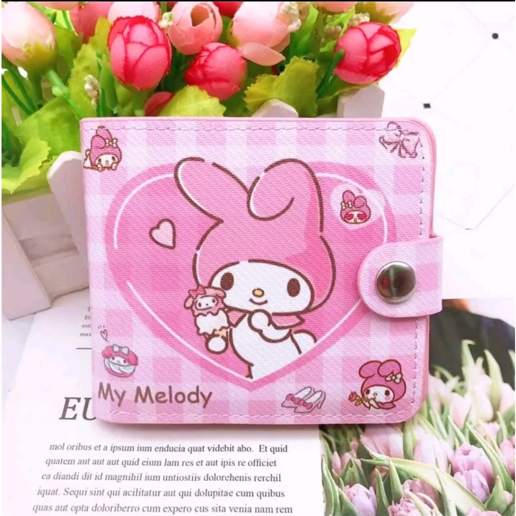 Jual Dompet Lipat Anak Sanrio Hello Kitty My Melody LTS Kuromi ...