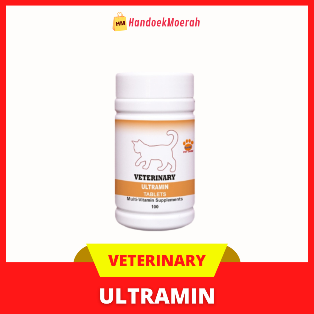 Jual RAID ALL - Veterinary CAT Ultramin 100 Tablet / Vitamin Kucing ...