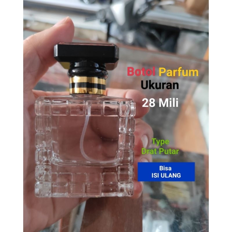 Jual botol spray 28 ml, botol parfum, botol , bibit parfum | Shopee ...