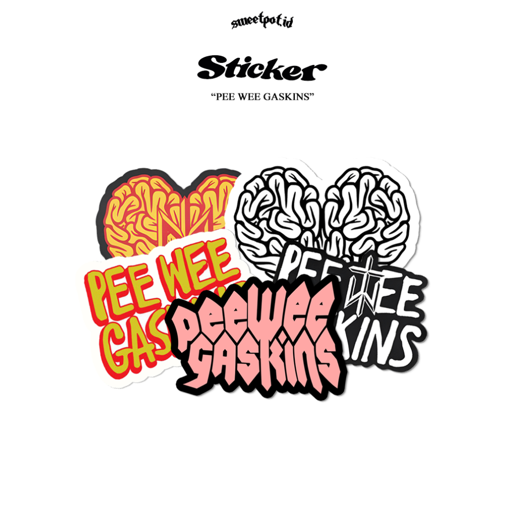 Jual (BISA COD) STICKER PEE WEE GASKINS EDITION / MATERNAL / PARTYDORK ...
