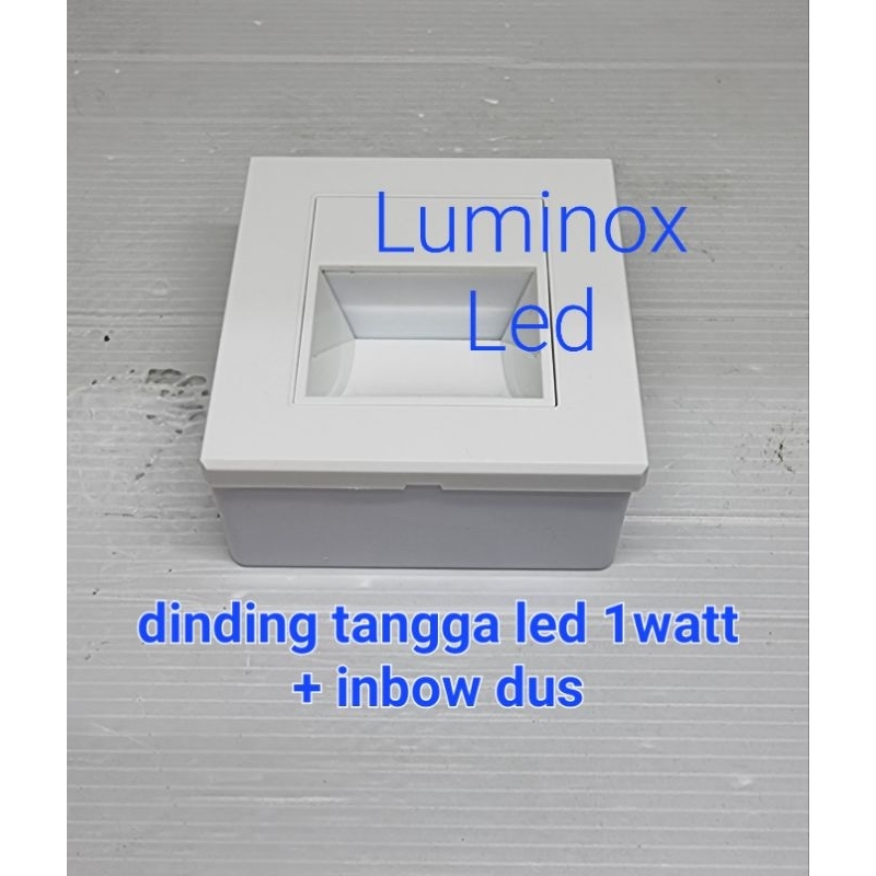 Jual lampu dinding tangga indoor 1w 1watt / step light segi led 1 watt ...