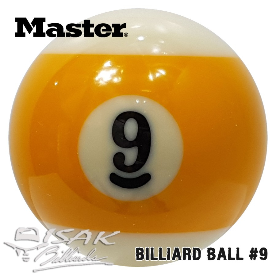 Jual Bola Eceran Nomor 9 - 2.1/4" - Billiard Ball Biliar Pool Besar ...