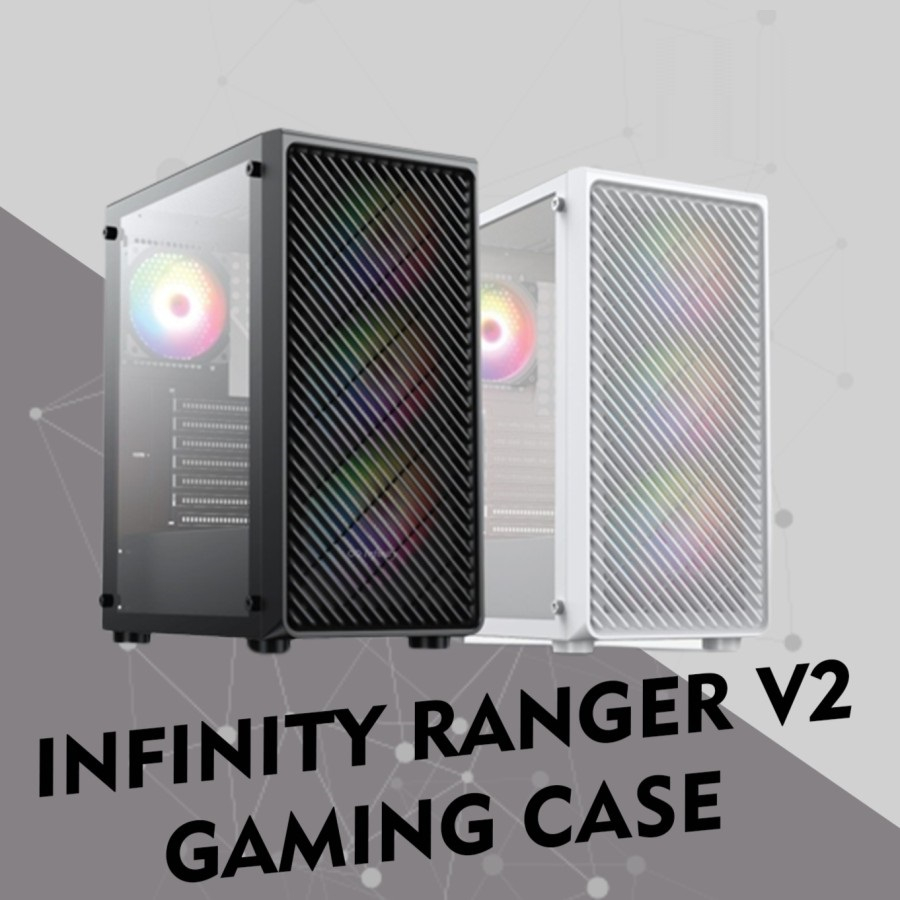 Jual Casing/Case Gaming Infinity Ranger V2 PC/Komputer Mid Tower ATX ...