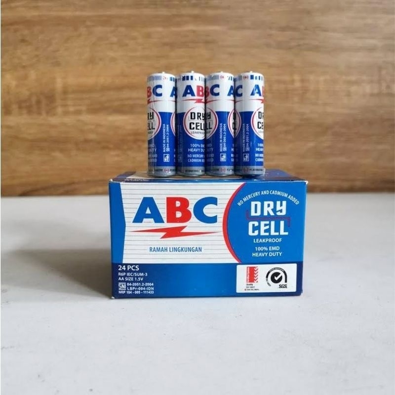 Jual (harga 1biji) Baterai Battery Batre ABC AA A2 Biru 1.5V Original ...