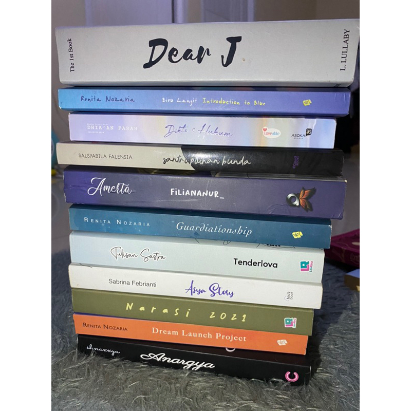 Jual Novel Preloved (Dream Launch Project, Narasi, Dikta dan Hukum, dsb ...