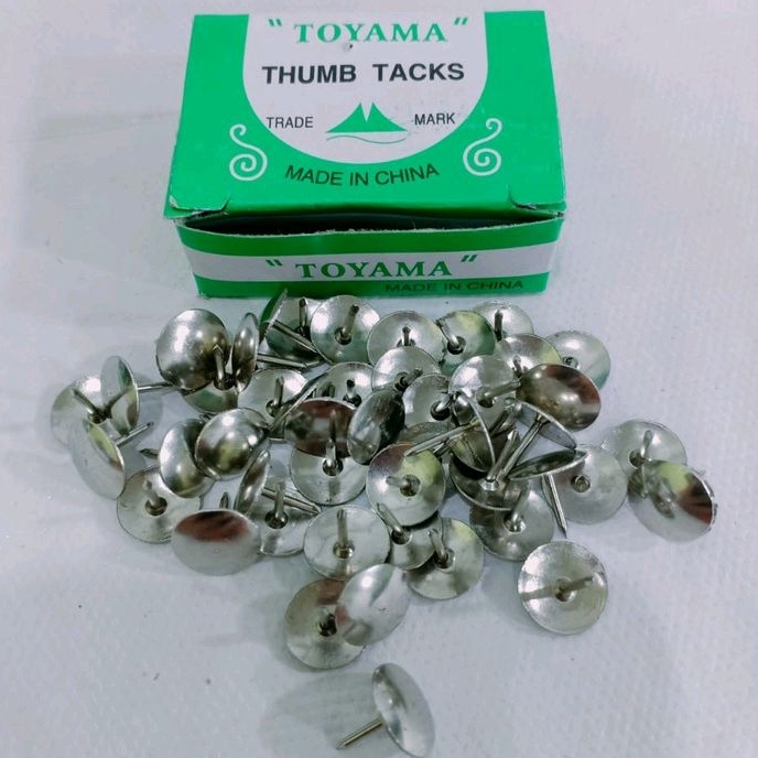 Jual Paku payung paku pines Thumb tacks isi 50 pcs 1 pack | Shopee ...