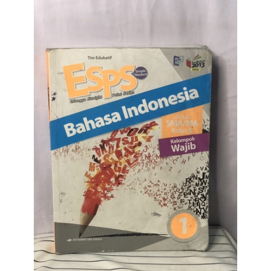 Jual Buku ESPS Bahasa Indonesia Untuk Kelas 1 SMA Kelompok Wajib | Shopee Indonesia
