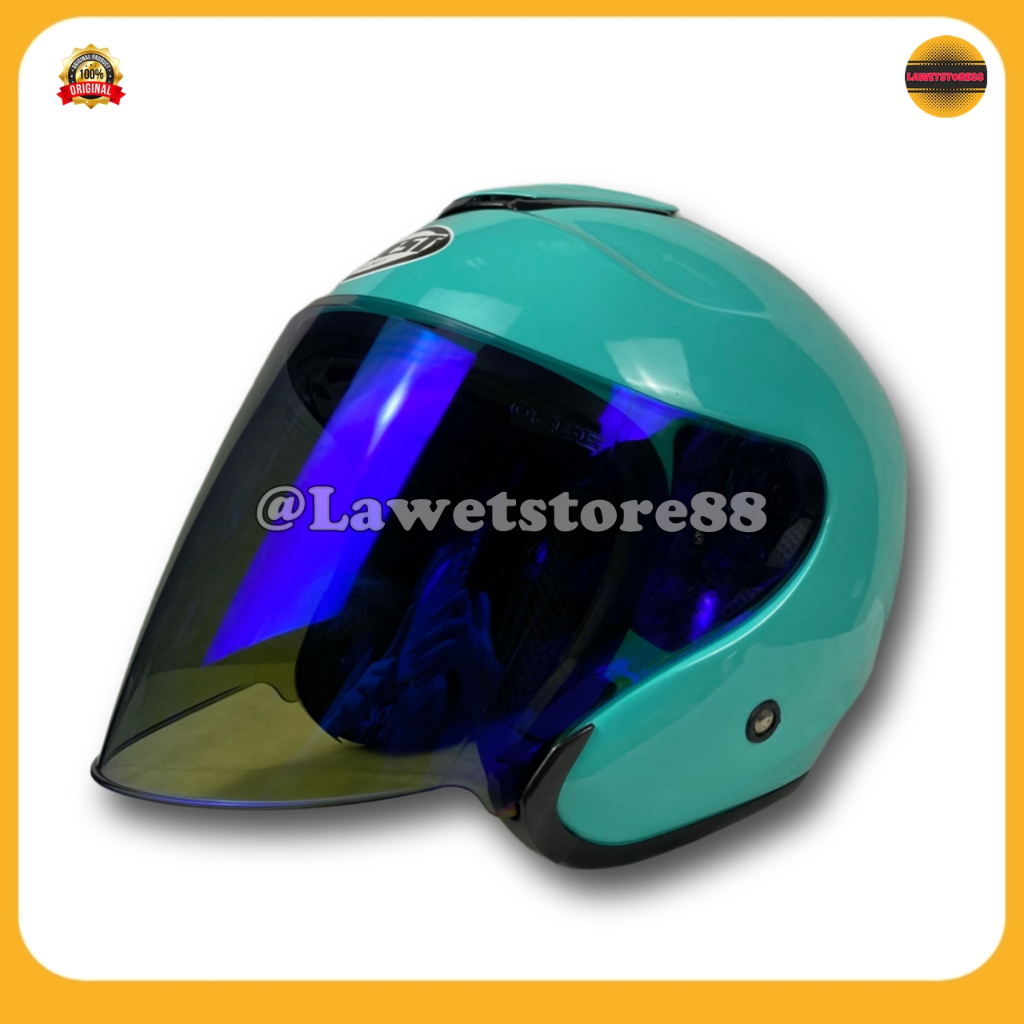 Jual Helm Sepeda Motor Half Face Priest Kyoto Solid Whitte Black Pink ...