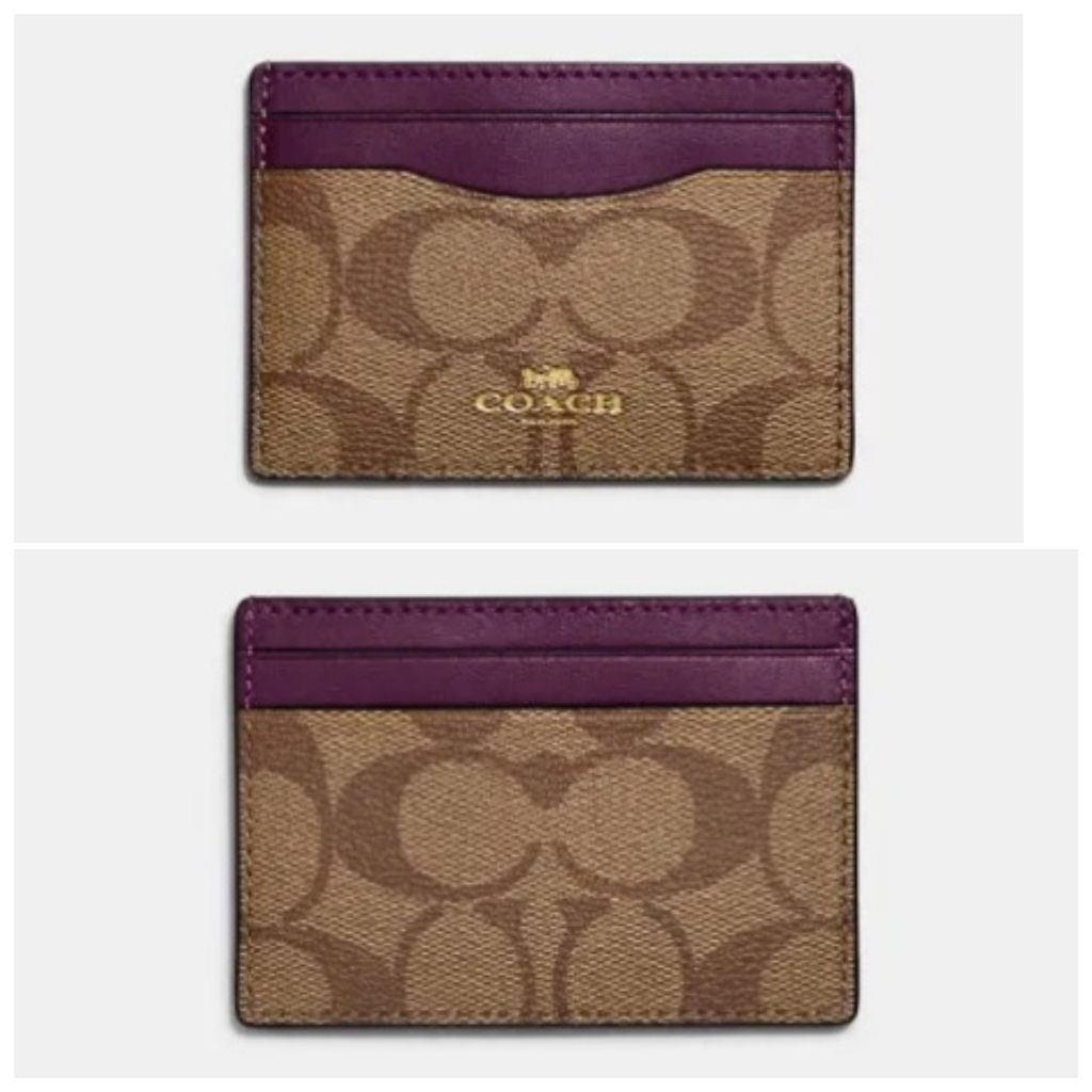 Jual Dompet Co 63279 card case sign boysenberry sz 10x7cm | Shopee ...