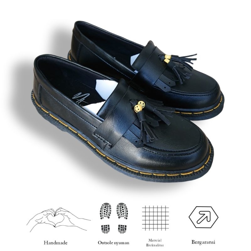 Jual Sepatu Docmart Penny Loafers Smile Nimpuna Free Box / loafer ...