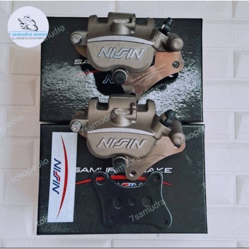 Jual kaliper nissin samurai 2p original 300/320mm ninja r/ss, ninja rr | Shopee Indonesia