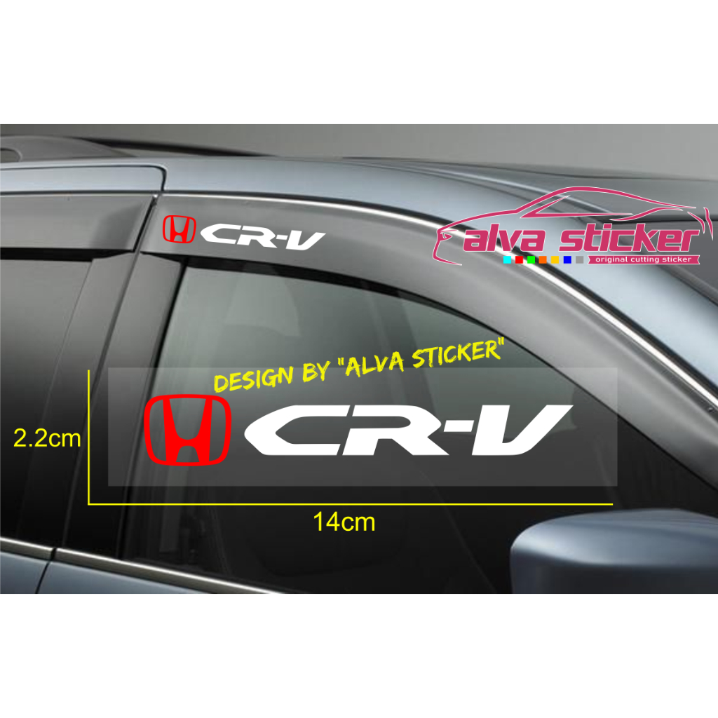 Jual new stiker crv sticker talang air mobil honda cr-v old/new 2 buah ...