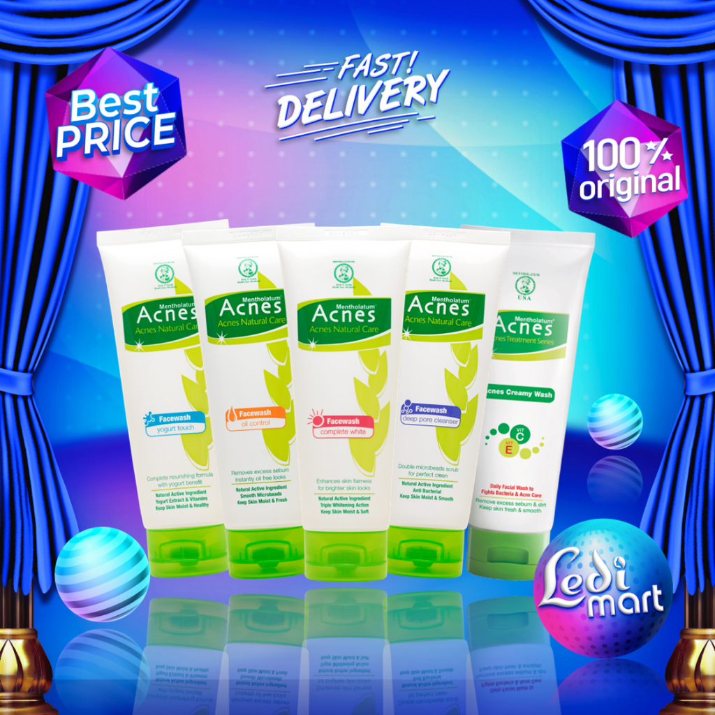Jual Acnes Face Wash 100ml | White Complete Oil Control Deep Pore ...