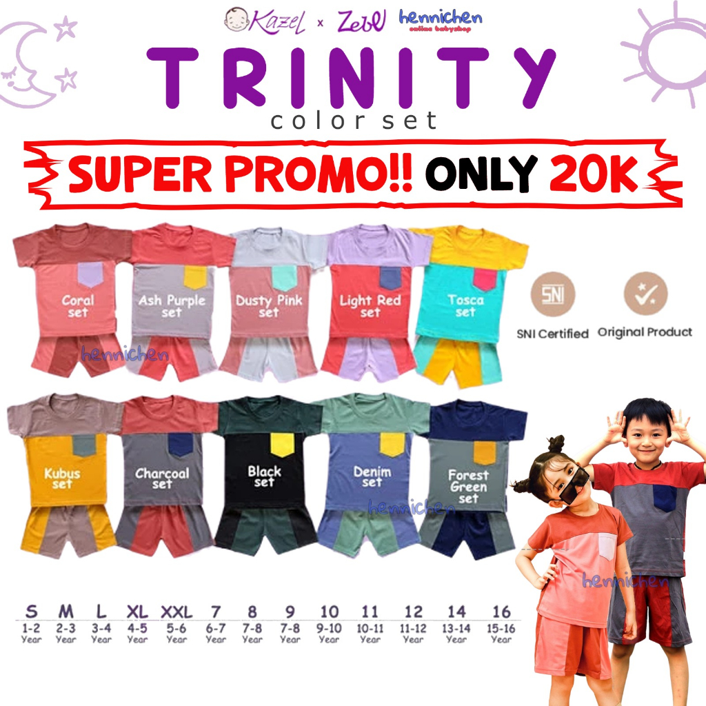 Jual HARGA AMBYAR CUCI GUDANG SUPER PROMO 3.3 MURAH LEBAY PROMO MURAH KAZEL x ZEBE TRINITY COLOR ...