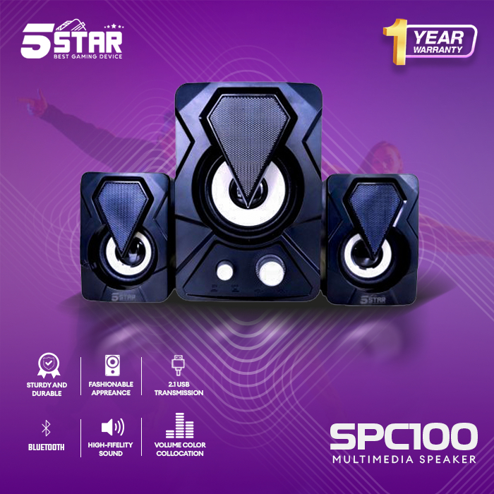 Jual SPC100 5STAR MULTIMEDIA SPEAKER | Shopee Indonesia