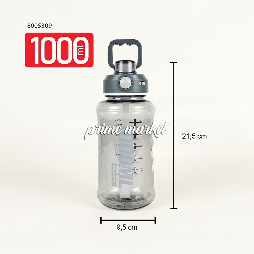 Jual Botol Minum Sedotan 2 Liter Botol Minum Aesthetic 1 Liter Botol Air Minum 1000ml Botol ...