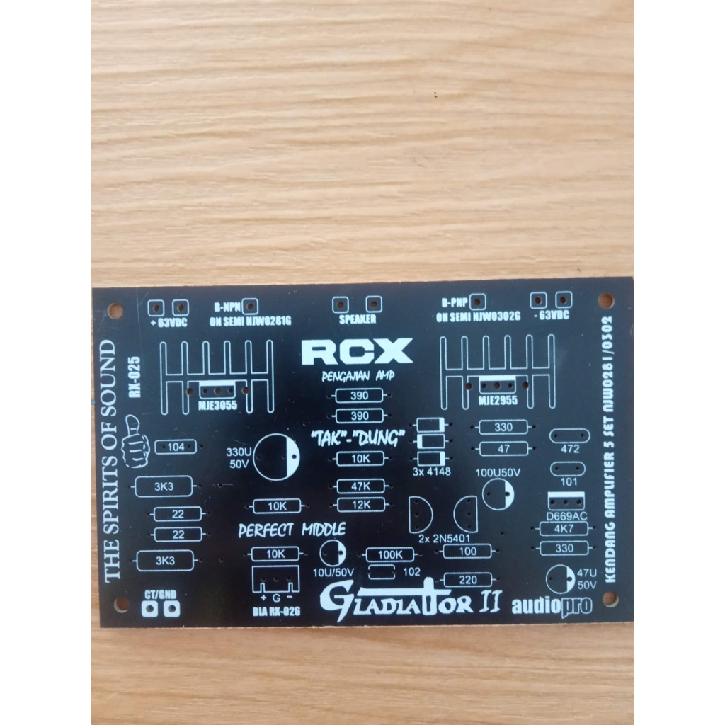 Jual PCB POWER AMPLIFIER GLADIATOR II SAFARI MODIF UNTUK MIDDLE TAK ...