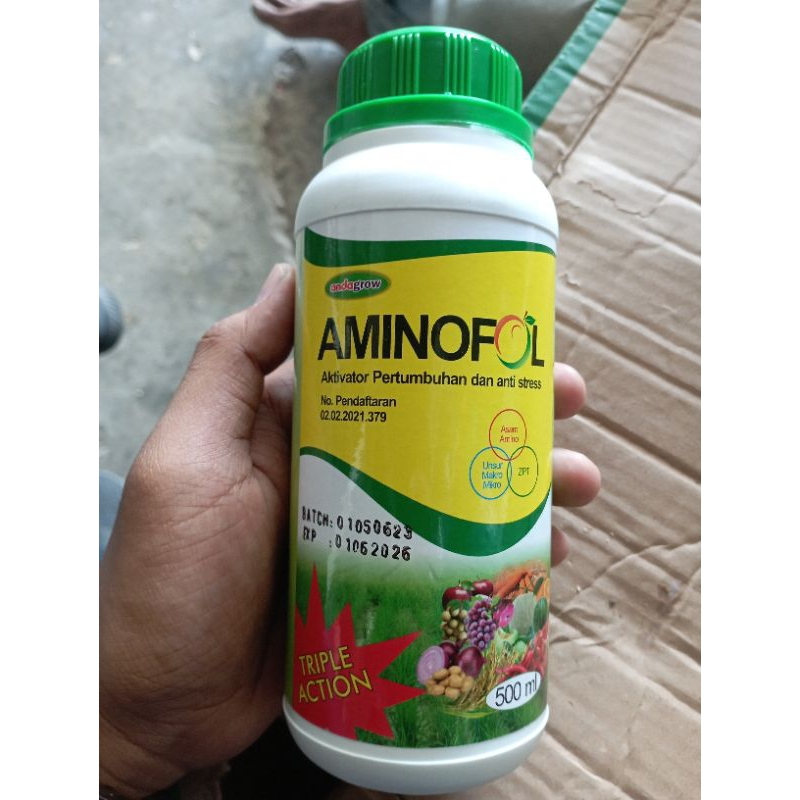 Jual AMINOFOL 500ML Pupuk Activator dan Pupuk Pelengkap Dengan Unsur ...
