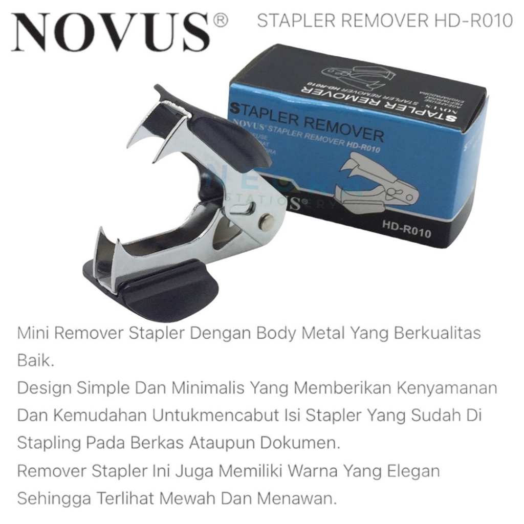 Jual Novus Pembuka Staples/Stapler Remover HD-R010 | Shopee Indonesia