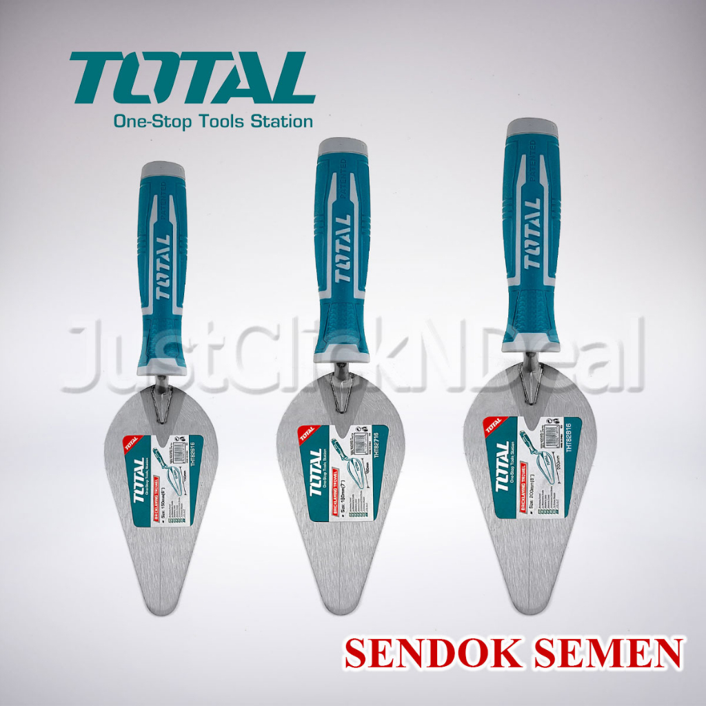 Jual TOTAL Sendok Cetok Semen Lancip Gagang Karet 6 7 8 Inch ...