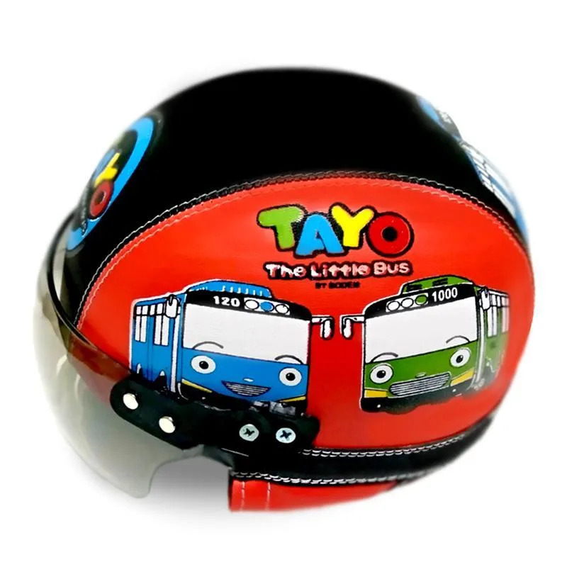 Jual Helm Anak Unyu-unyu Model Retro Karakter Bus [1 - 4 Tahun ...