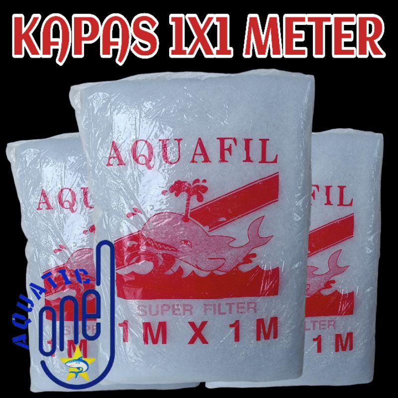 Jual AQUAFIL KAPAS 1X1 METER : kapas filter busa media filter busa ...