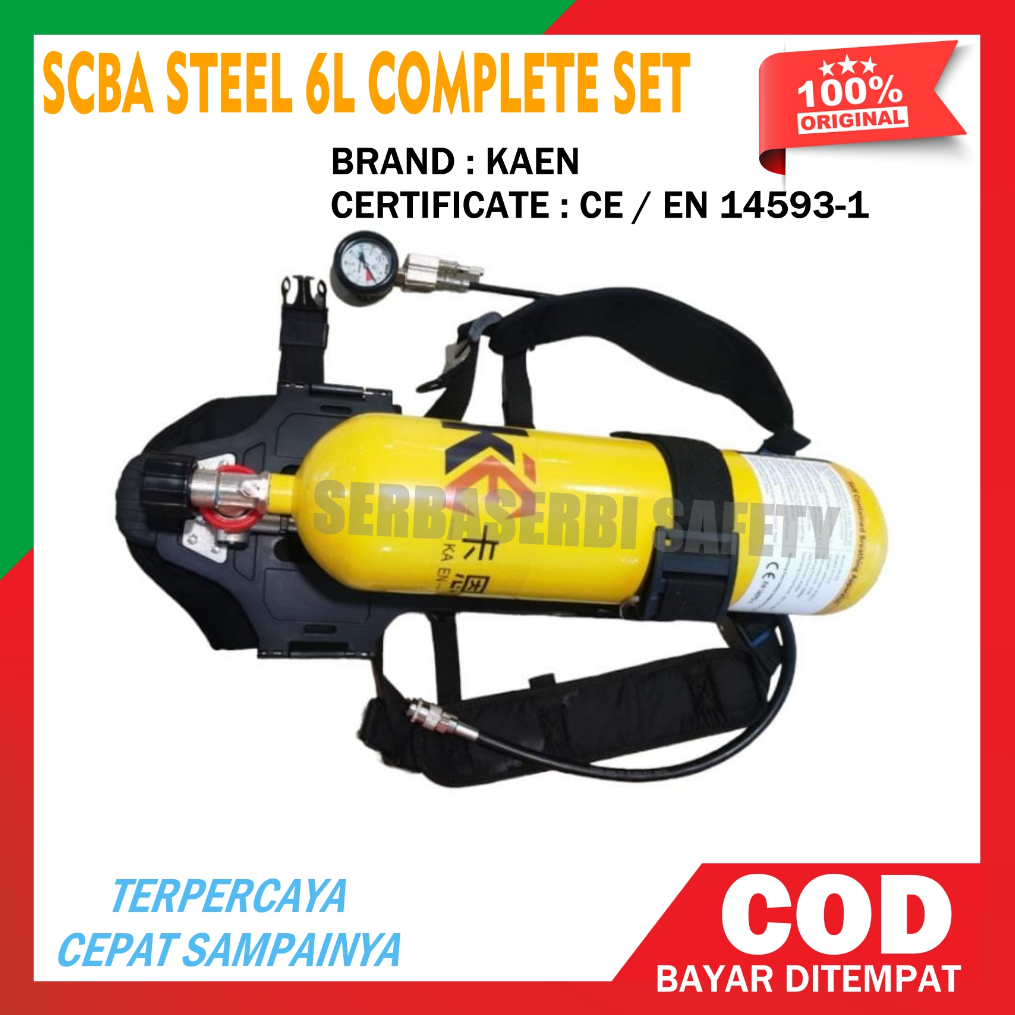 Jual SCBA BREATHING APPARATUS 6L Merek KAEN SCBA STEEL SELF CONTAINED ...