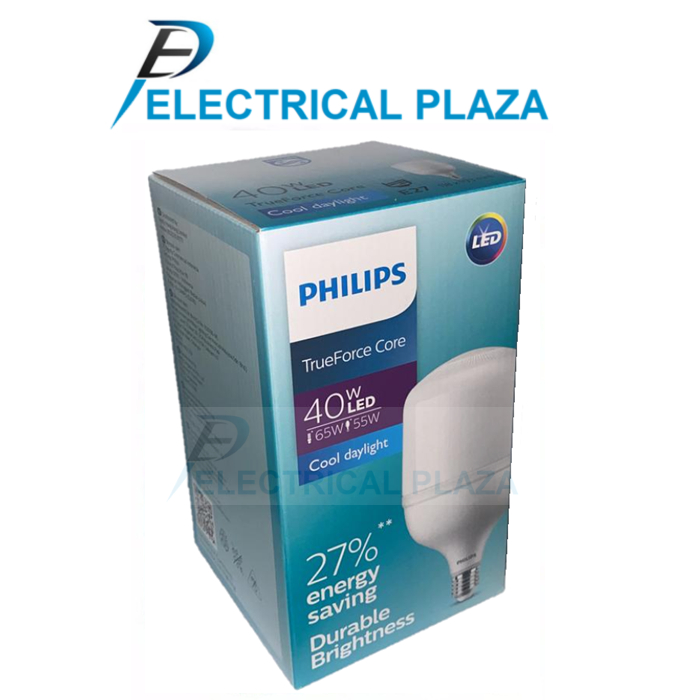 Jual Philips LED Kapsul 40W Putih Cool Daylight 6500K Lampu TrueForce 40 W Watt 40Watt Original ...