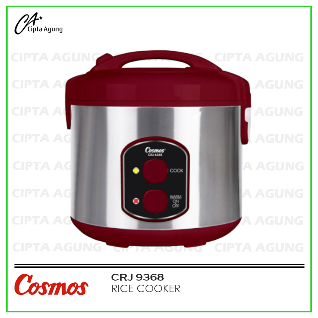 Jual RICE COOKER MAGIC COM COSMOS STAINLEES CRJ-9368 [BDG] | Shopee ...