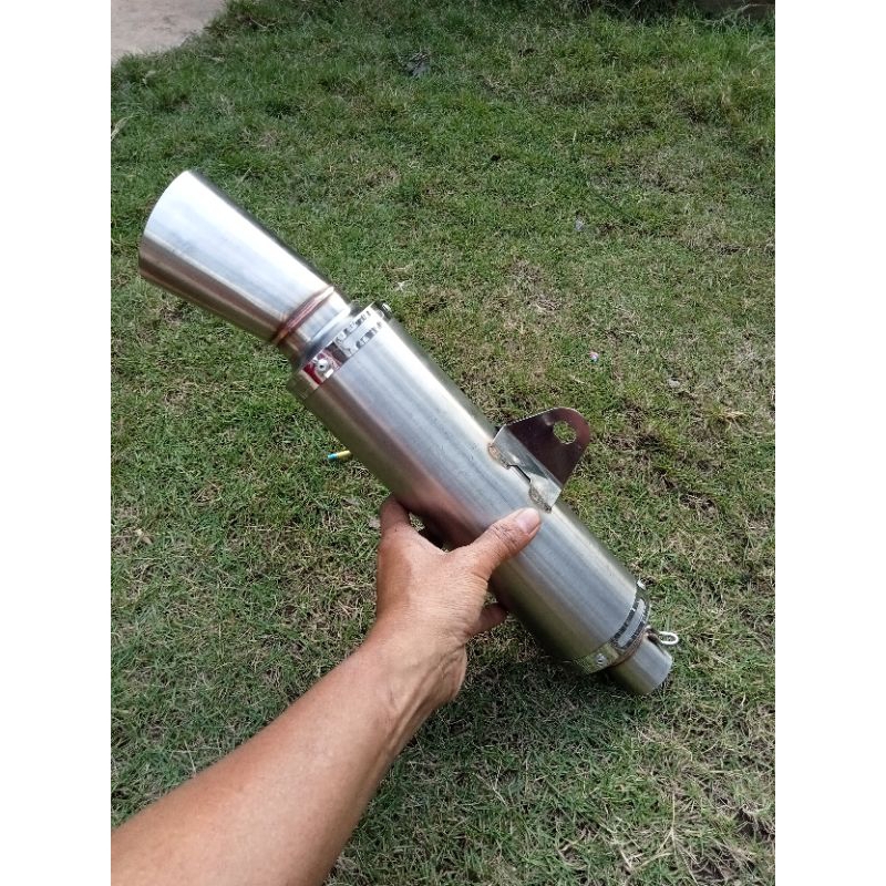 Jual selincer knalpot sarbor pangkon atas inlet 38 mm custom polos ...