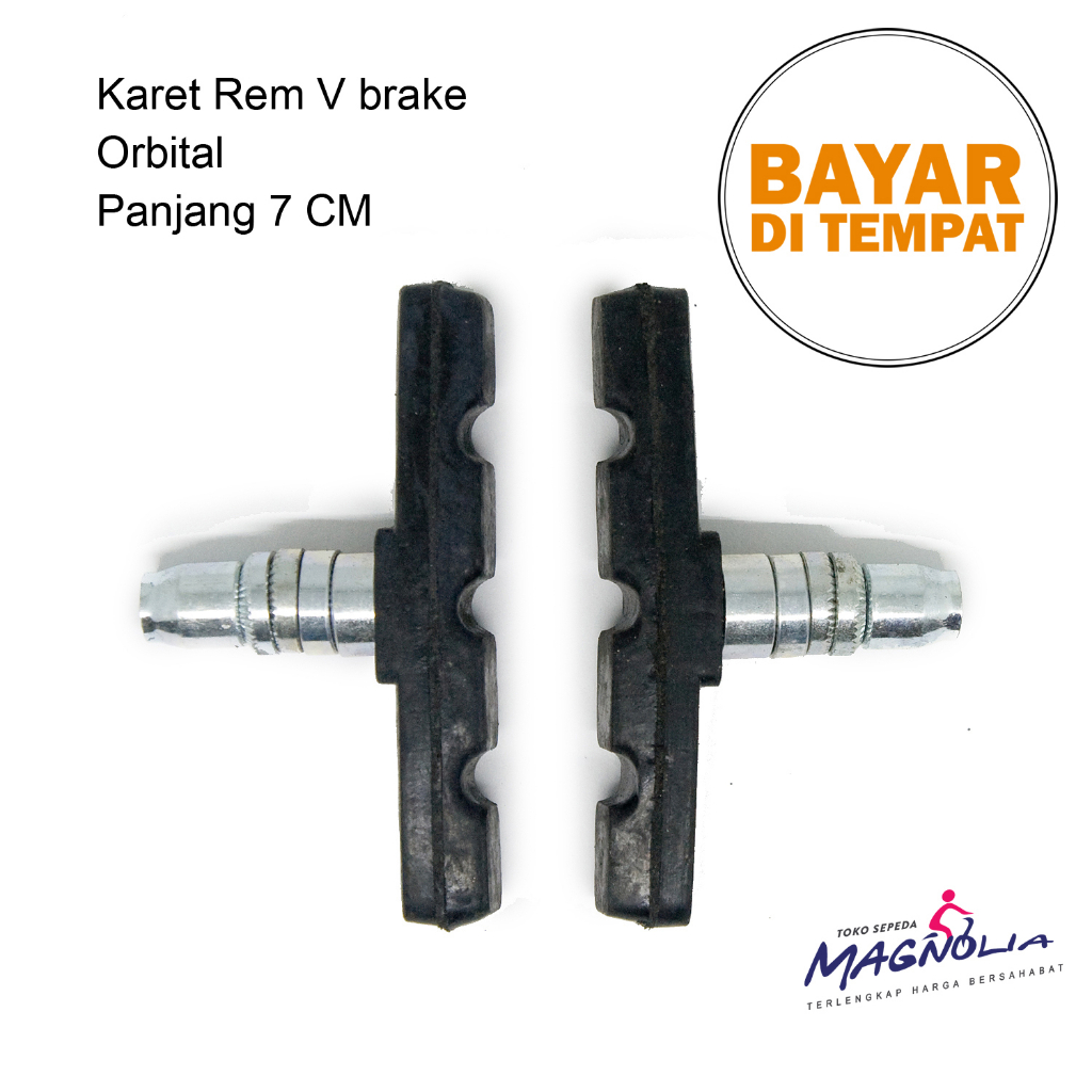 Jual Kampas Karet Rem V-Brake VBrake Sepeda Kunci L | Shopee Indonesia