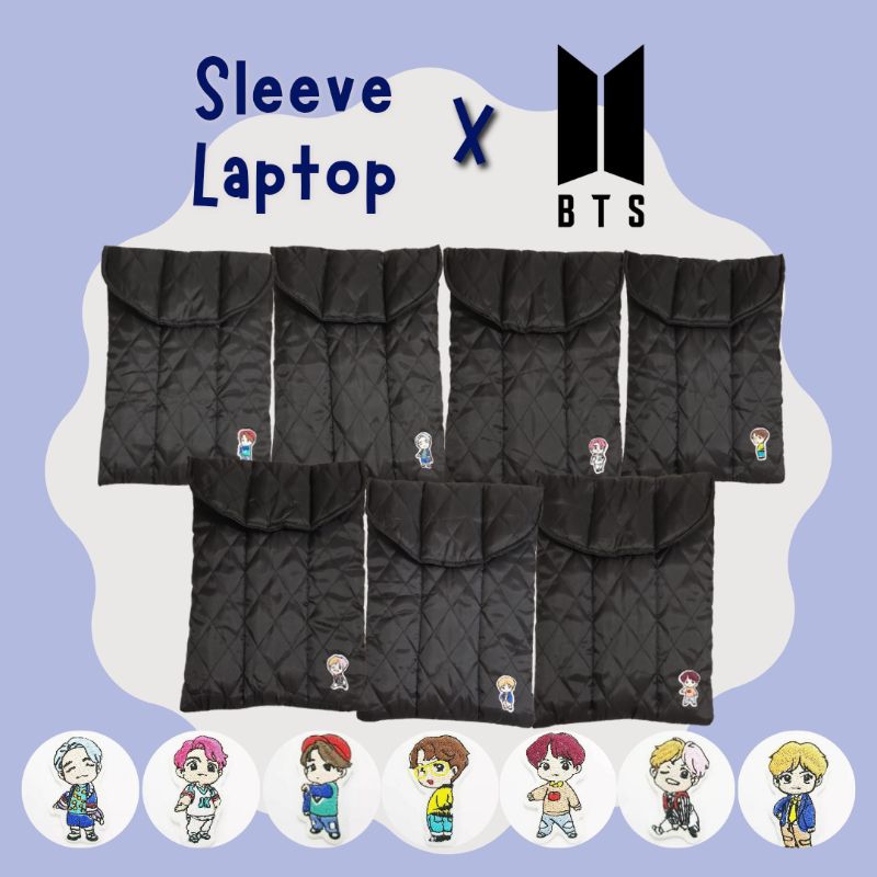 Jual Laptop Sleeves BTS EDITION by Wearing Basita (Tas Laptop JIN/ Tas ...