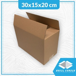 Jual kardus 30x15x20 cm | kardus baru | kardus online shop | Shopee ...