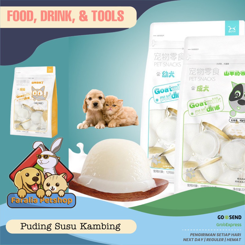 Jual Snack Puding Anjing Kucing Puppy BOTH Pudding Susu Kambing Jajan ...