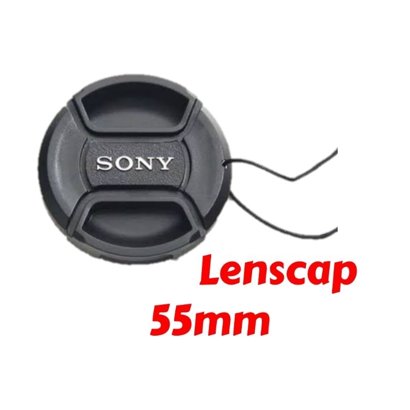 Jual Lens Cap / Kamera Sony 55mm Tutup Lensa 18-55mm Sam Dslr Slt a230 a330 a390 A33 A35 A39 A55 ...