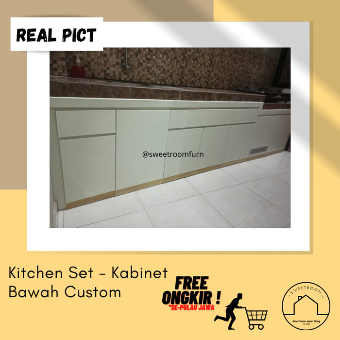 Jual Kabinet Bawah Custom - Kitchen set hpl | Shopee Indonesia