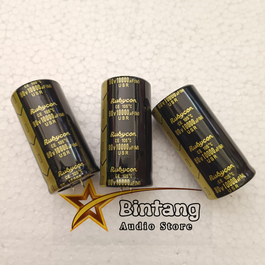 Jual ELCO RUBYCON HITAM 80V 10000uf micro Original USR isi full ...