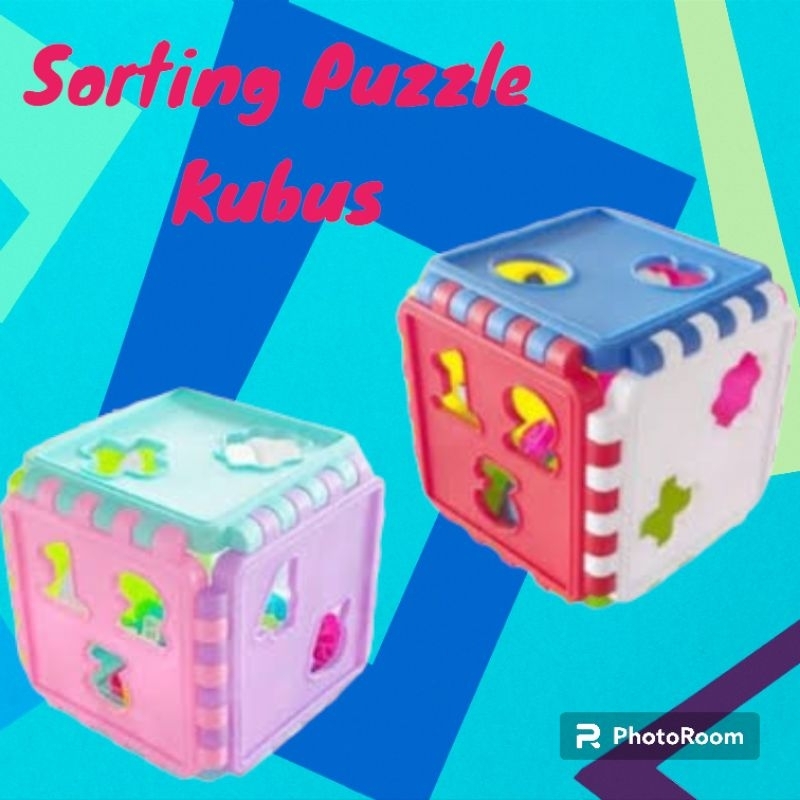 Jual Box Education Toys / Sorting Puzzle/ Puzzle Kubus / Mainan Edukasi ...