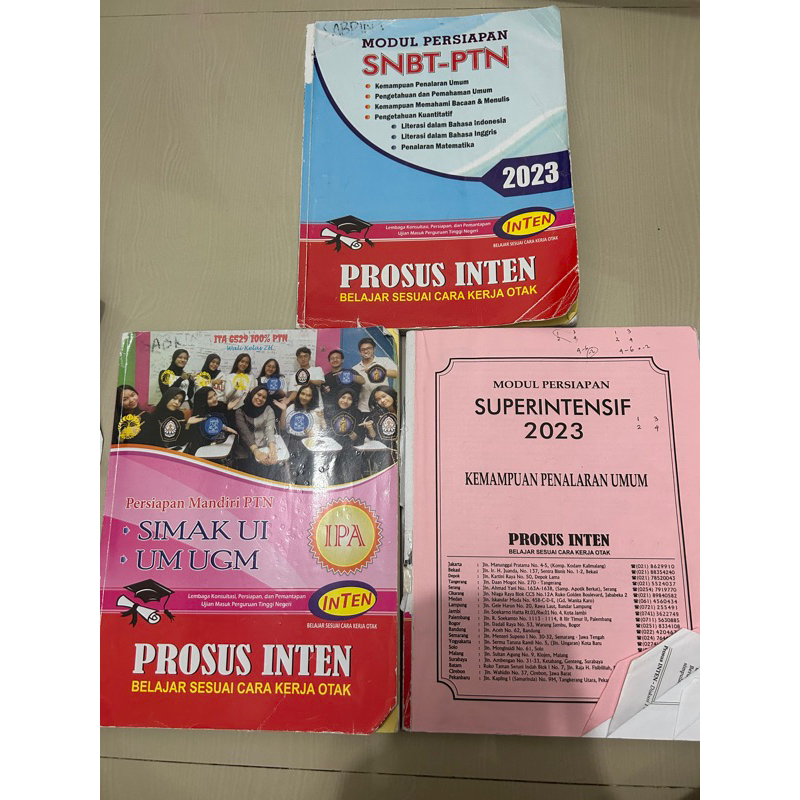 Jual modul persiapan utbk inten TPS simak ui ugm (dapet semua) | Shopee ...