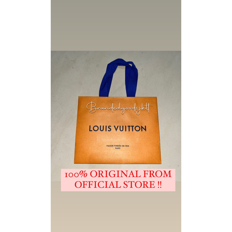Jual PAPER BAG LOUIS VUITTON 100% ORIGINAL FROM STORE | Shopee Indonesia