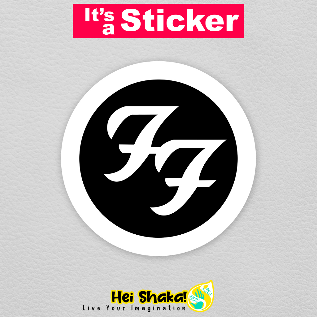 Jual Stiker FF Foo Fighters Sticker Musik Band Vinyl Anti Air | Shopee ...