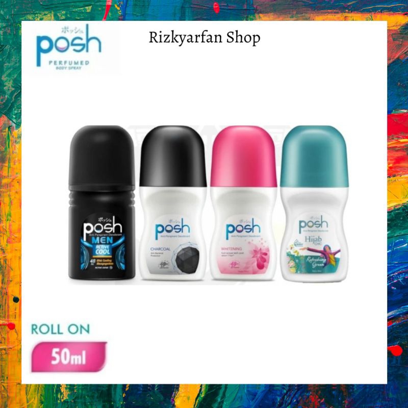 Jual POSH Anti Perspirant Deodorant Roll On 50ml 50 ml | Shopee Indonesia